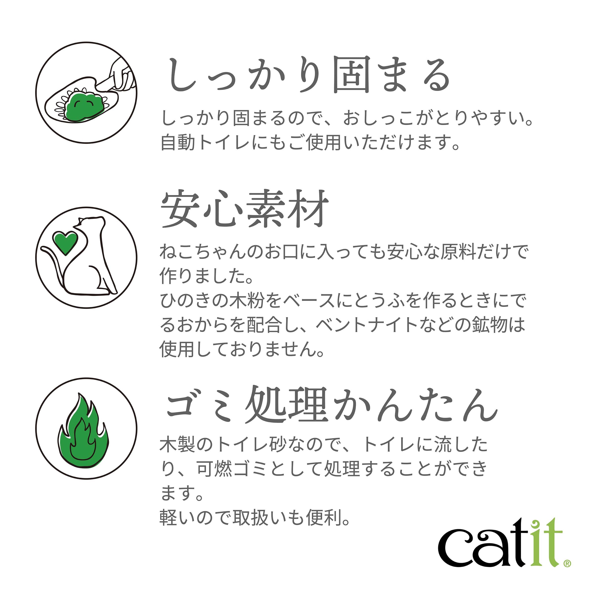 Catit ひのきの消臭砂バイオプラス 7L | Catit（キャットイット）公式オンラインショップ